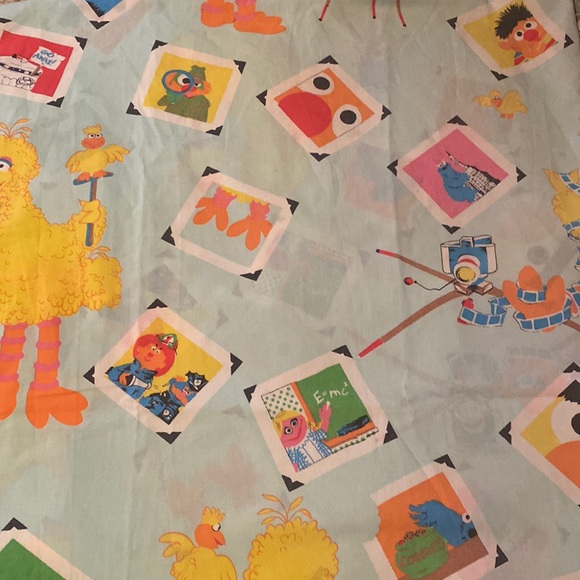 Sesame Street | Bedding | Vintage Sesame Street Fitted Twin Size Sheets ...